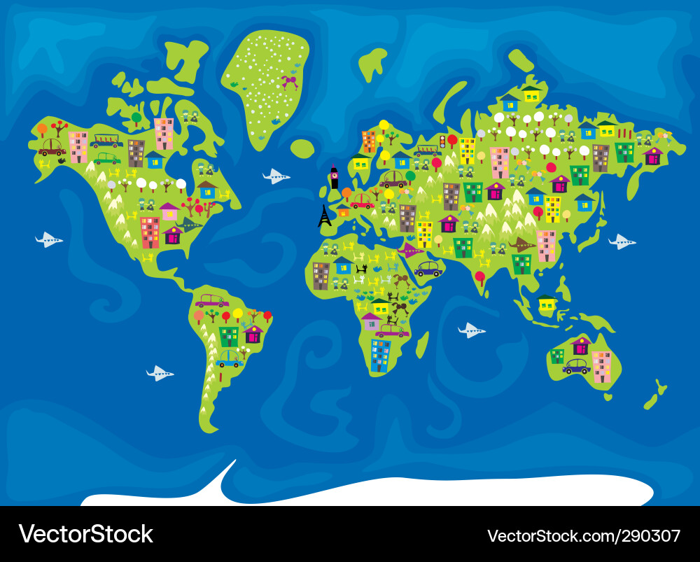 World Map Animation Vector Images (over 3,100)