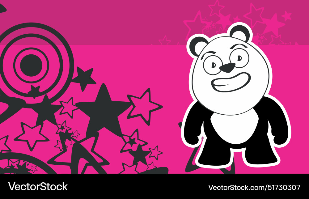 Chibbi character cartoon background in format Vector Image