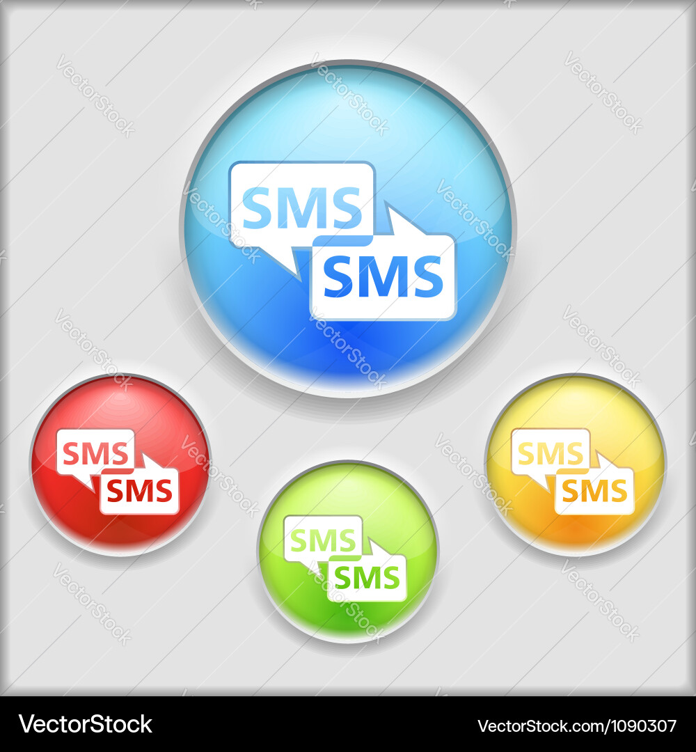 Sms icon Royalty Free Vector Image - VectorStock