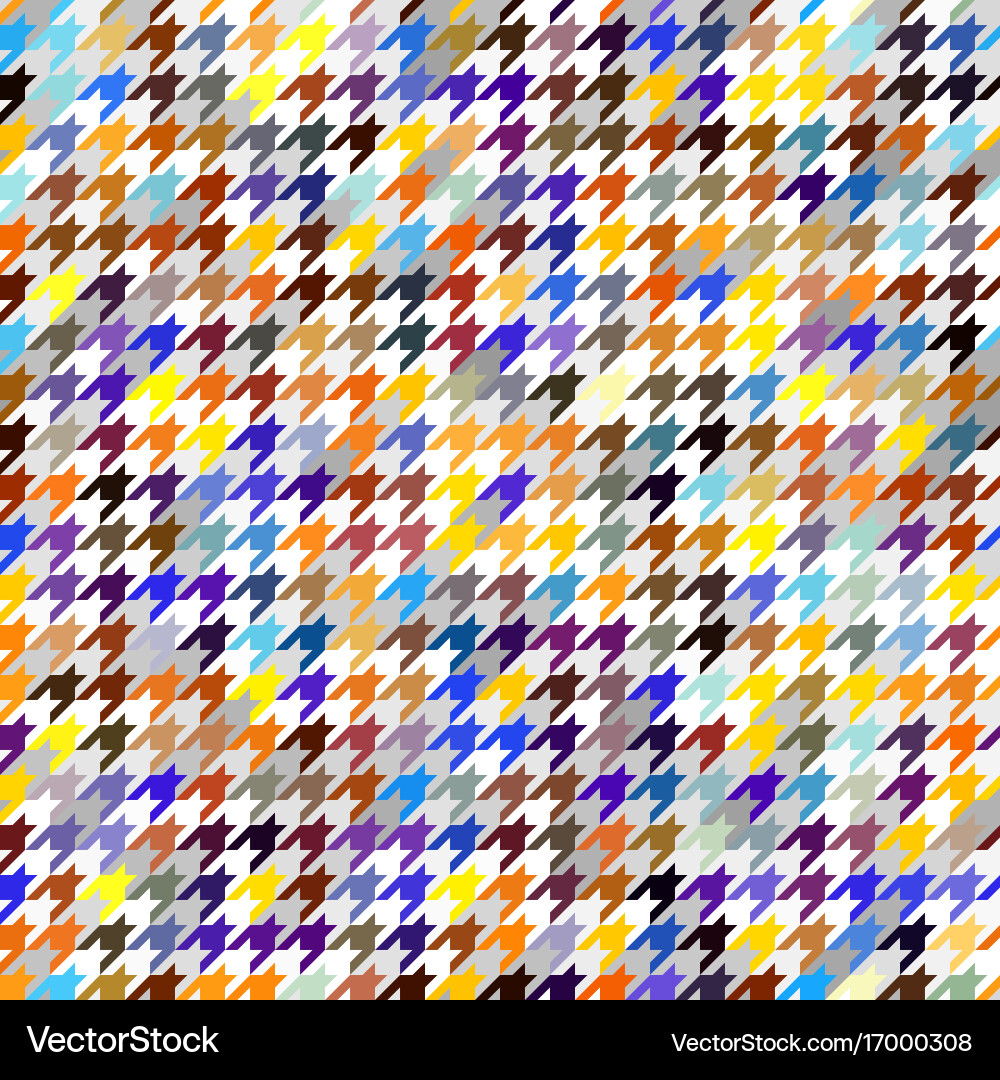 Geometrical hounds-tooth pattern Royalty Free Vector Image