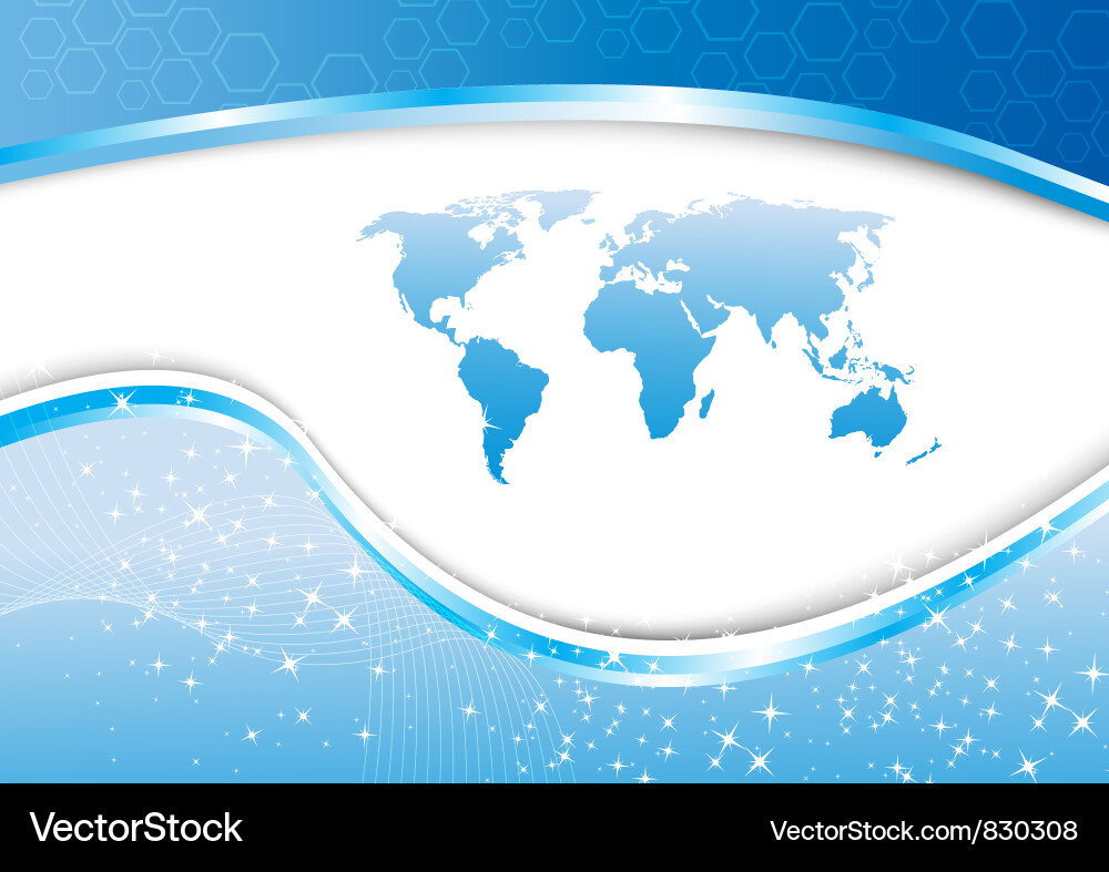 World atlas Royalty Free Vector Image - VectorStock