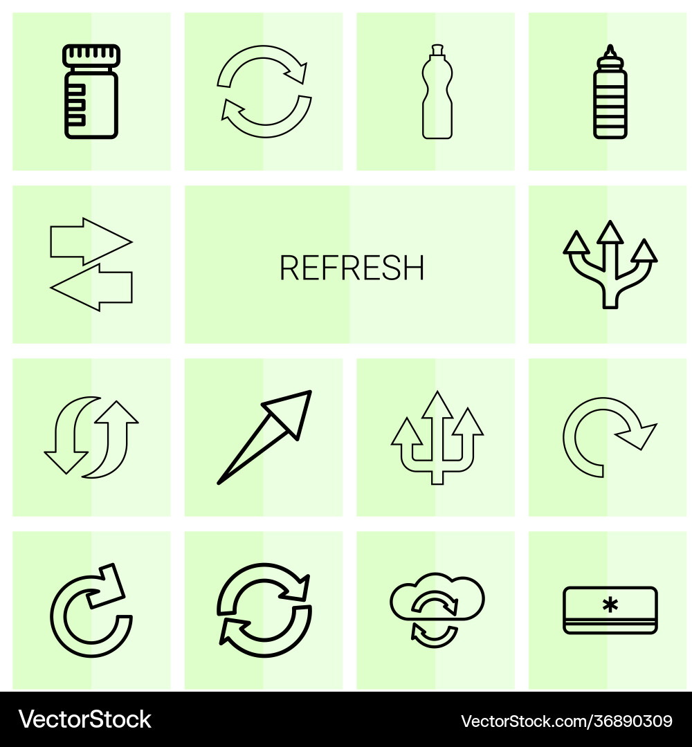 14 refresh icons (36890309) – Free Vector | VectorStock