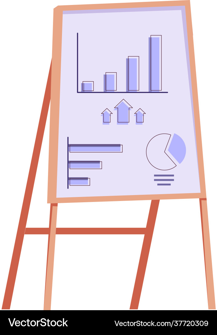 Board flat icon Royalty Free Vector Image - VectorStock