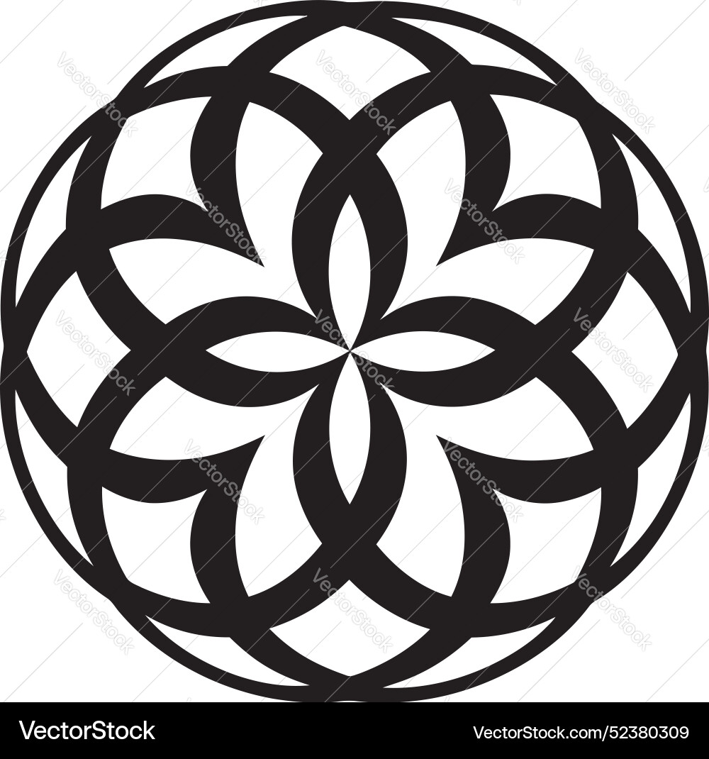 Intricate lacework ball design concept ethereal Vector Image