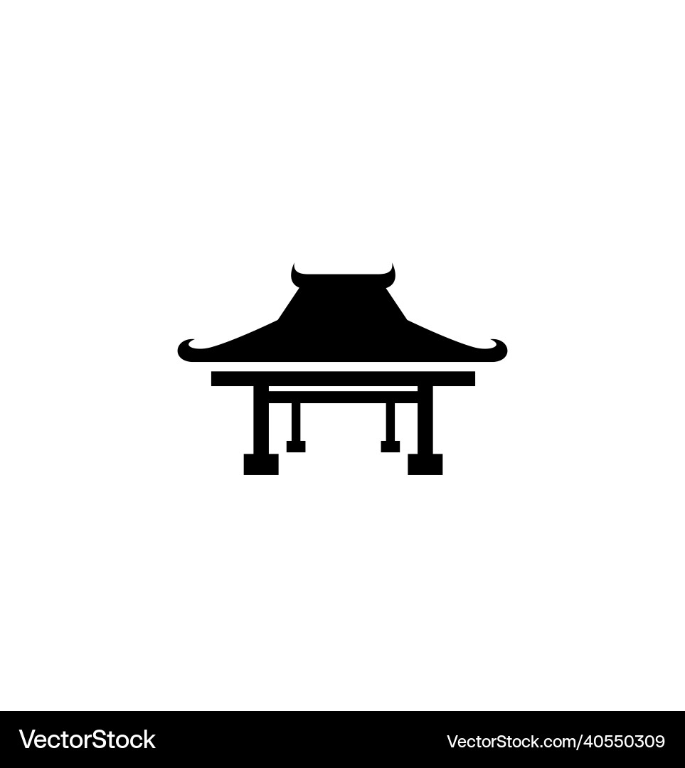 Joglo house traditional from central java Vector Image