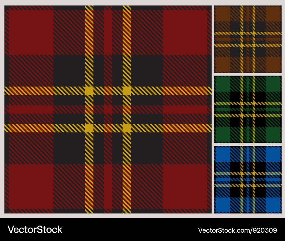 Tartan pattern Royalty Free Vector Image - VectorStock