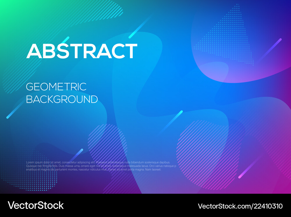 Modern dynamic futuristic web design template Vector Image