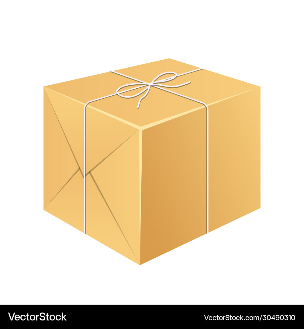 Parcel box Royalty Free Vector Image - VectorStock