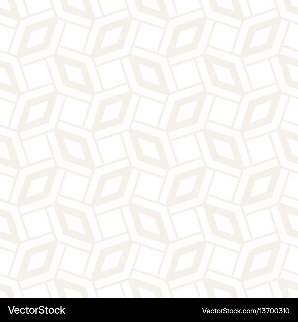Subtle ornament with striped rhombuses Royalty Free Vector