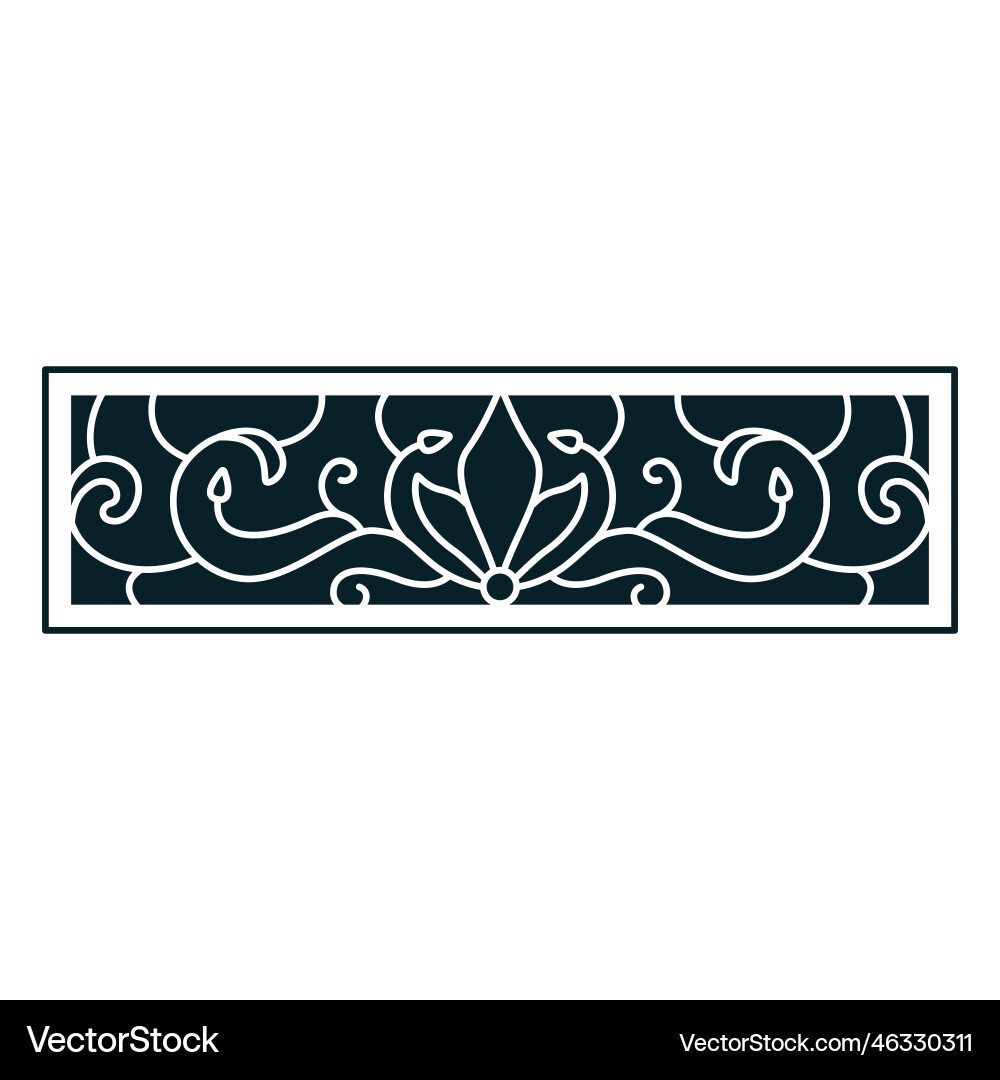 Art Nouveau Borders Horizontal