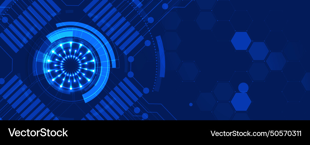 Cyber security and information or network Vector Image