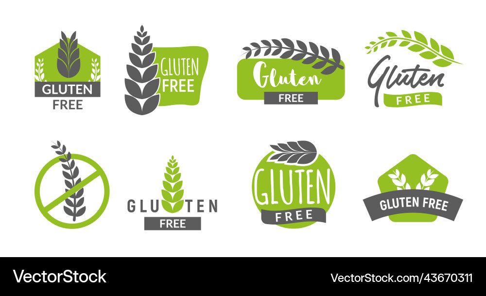 Gluten-Free Celiac Symbol Royalty Free Vector Image