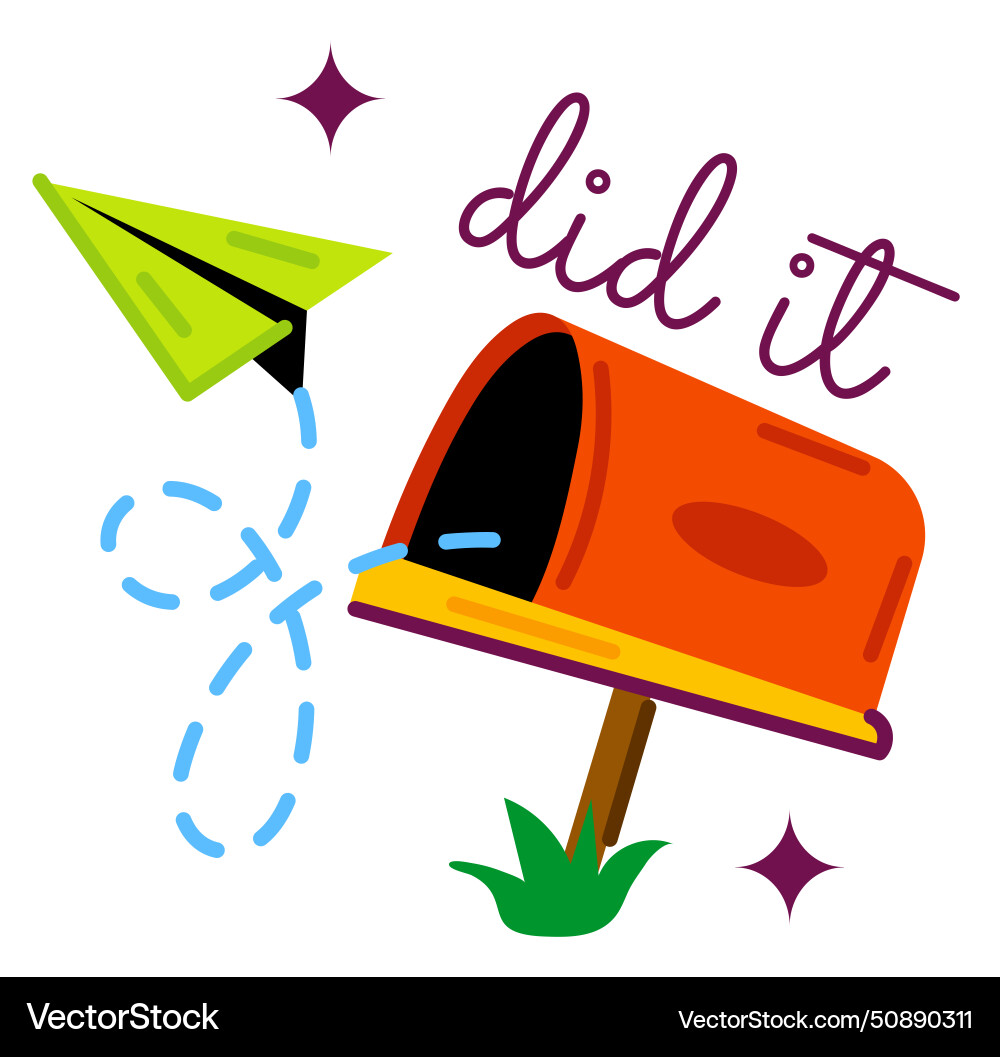 Po box Royalty Free Vector Image - VectorStock