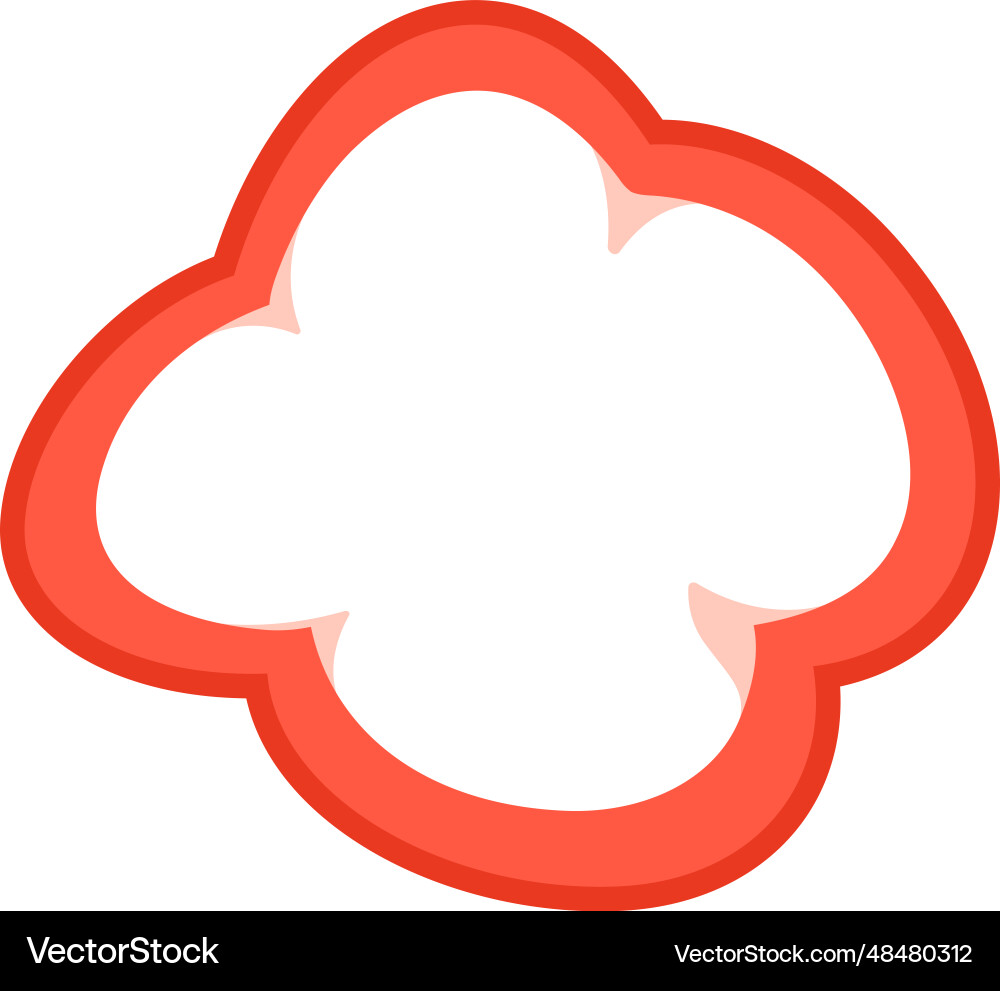 Bell Pepper Slice Lizenzfreies Vektorbild - VectorStock