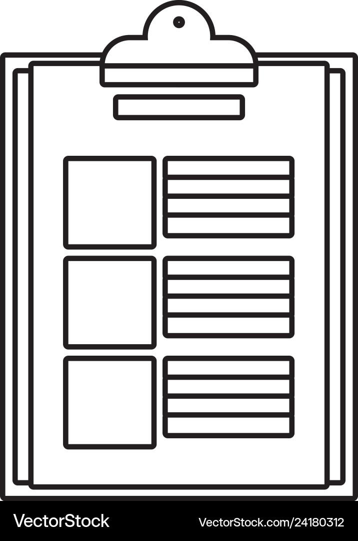 Documents paper cartoon Royalty Free Vector Image