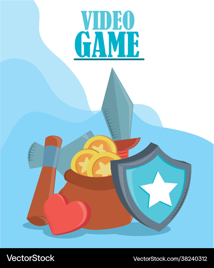 Video game banner Royalty Free Vector Image - VectorStock