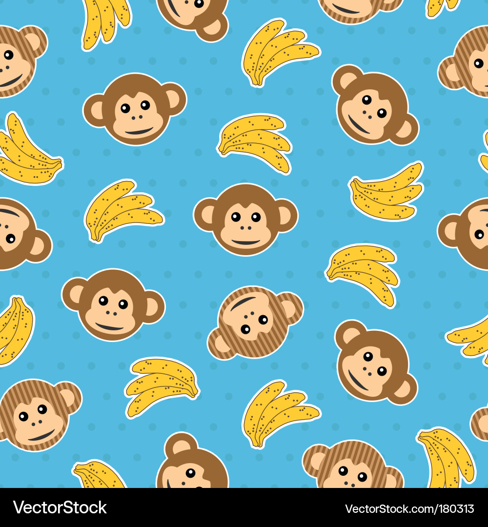 Cute Cartoon Monkey Wallpaper
