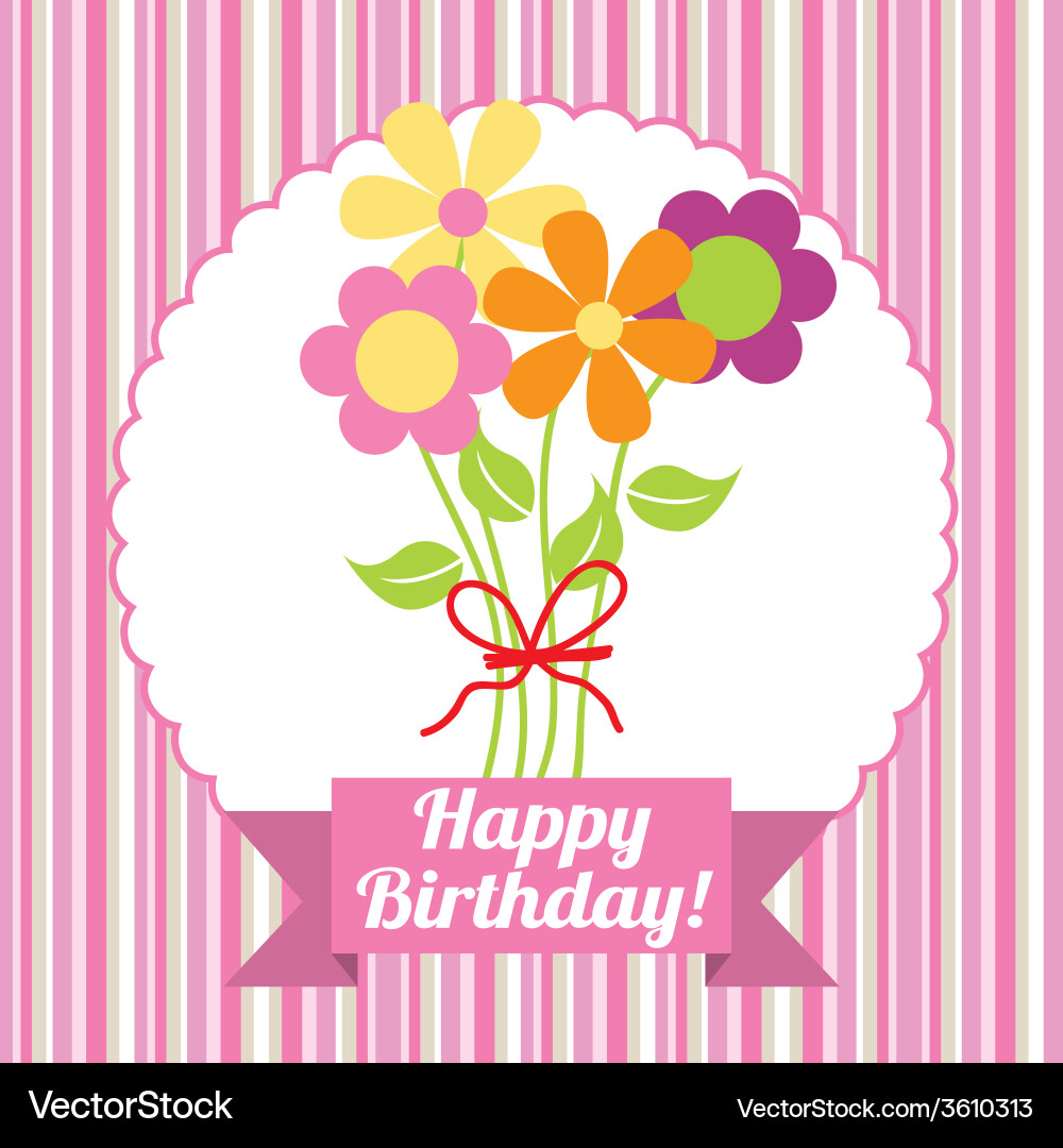 Happy birthday Royalty Free Vector Image - VectorStock