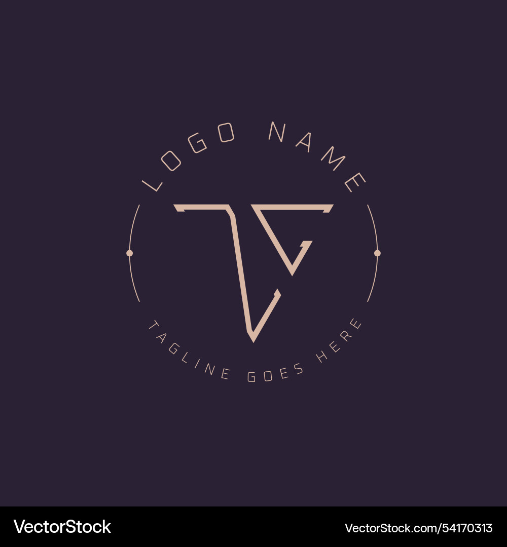 Professional zc logo modern minimal letter Vector Image