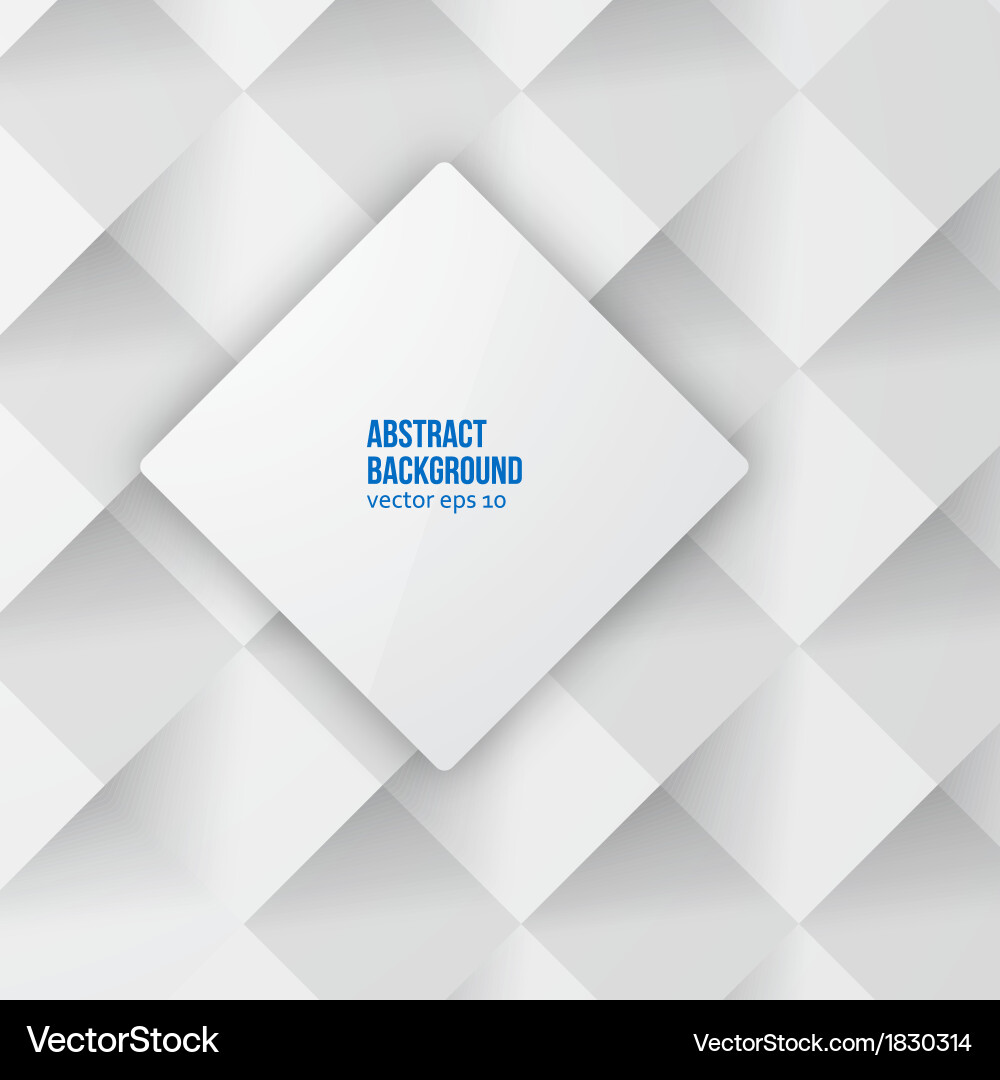 White squares abstract background Royalty Free Vector Image