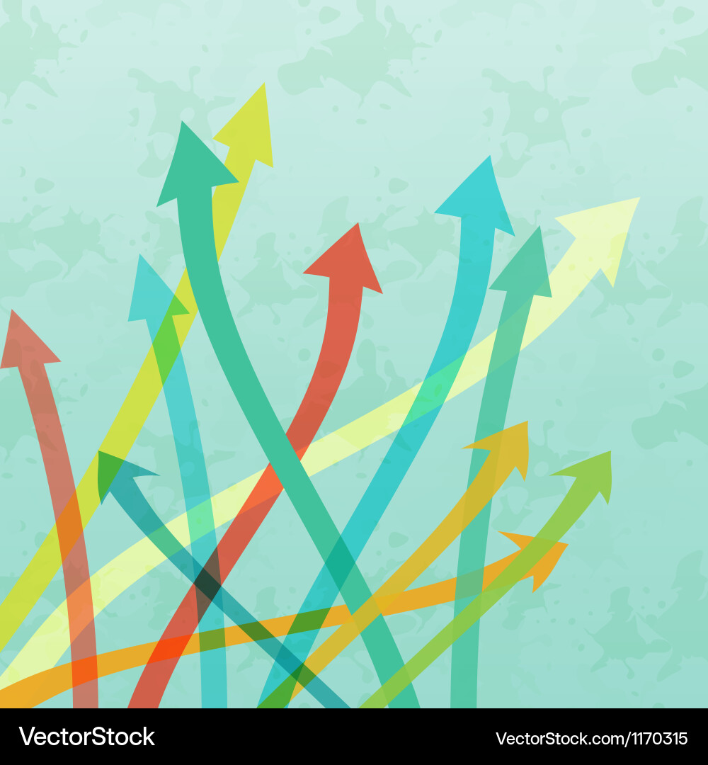 Arrows background Royalty Free Vector Image - VectorStock