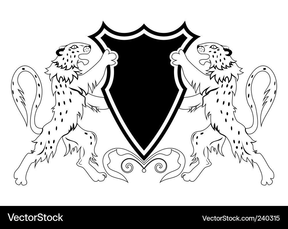 Heraldic Royalty Free Vector Image - VectorStock
