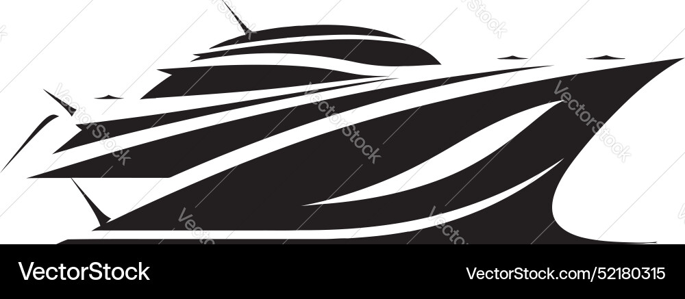 Micro marina boat icon in soft sailing minimal Vector Image