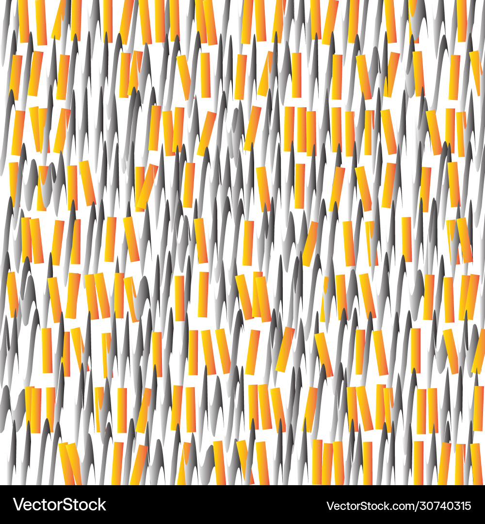 Yellow and metal shreds Royalty Free Vector Image