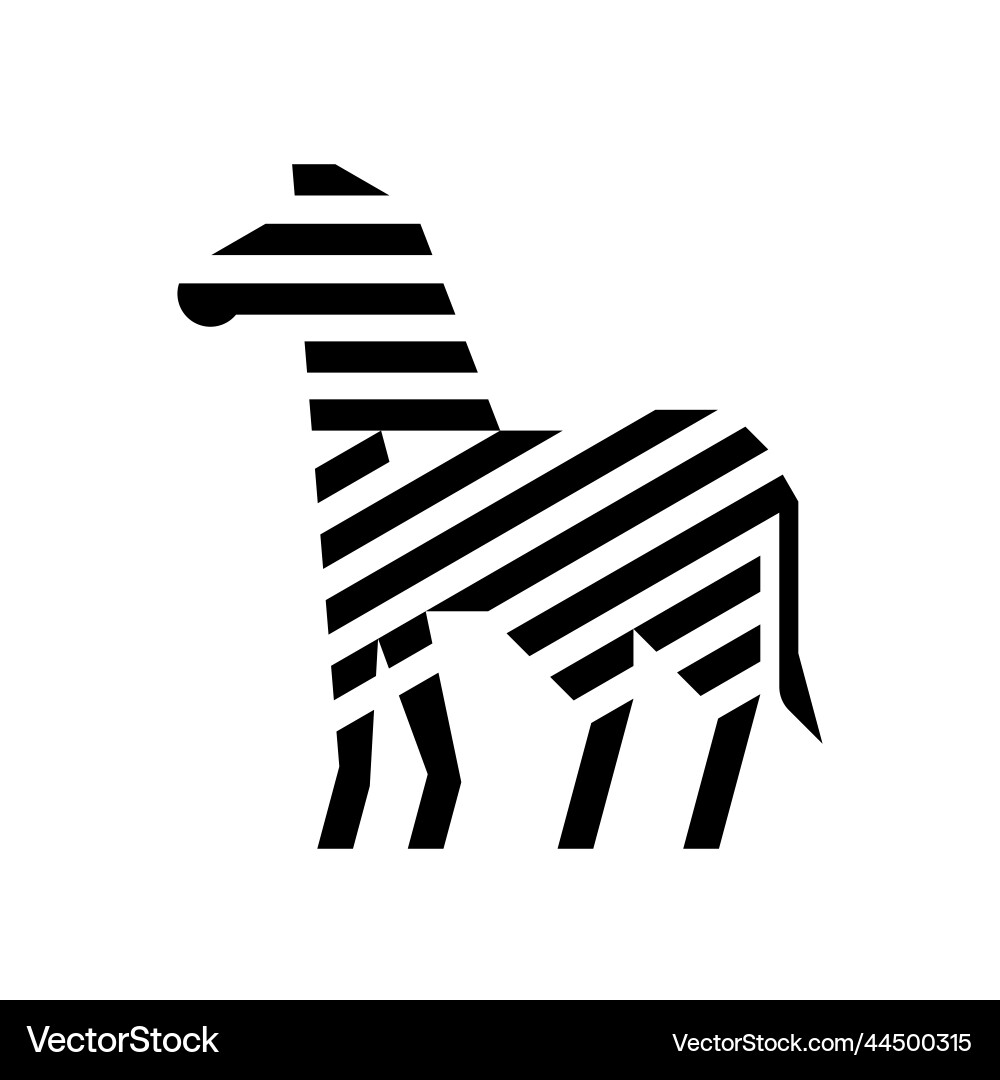 Zebra logo Royalty Free Vector Image - VectorStock