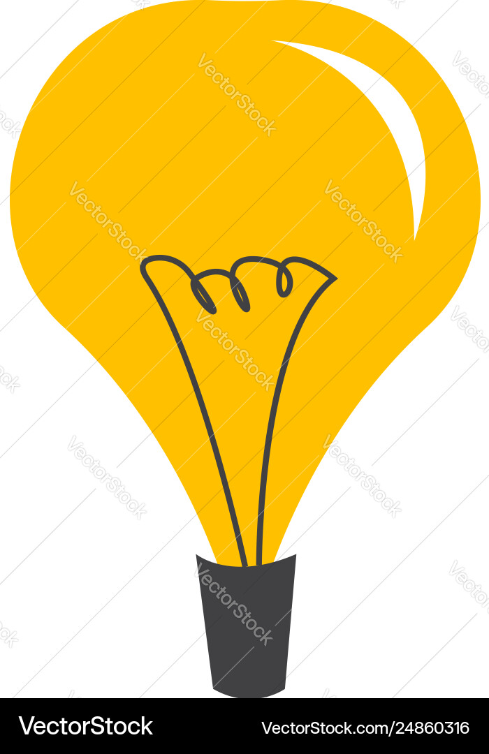 Light Bulb Filament Vector