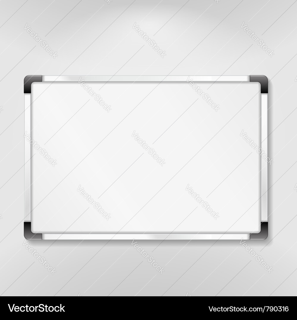 Whiteboard Royalty Free Vector Image - VectorStock