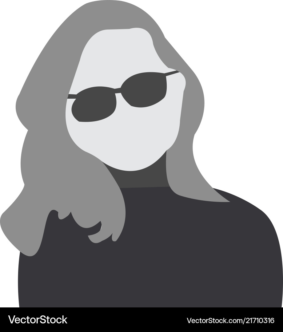 Woman avatar professional icon Royalty Free Vector Image