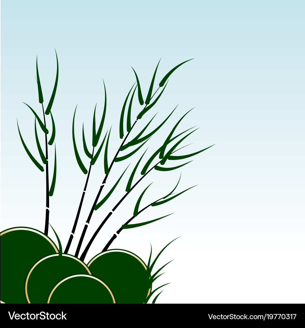 Bamboo background Royalty Free Vector Image - VectorStock