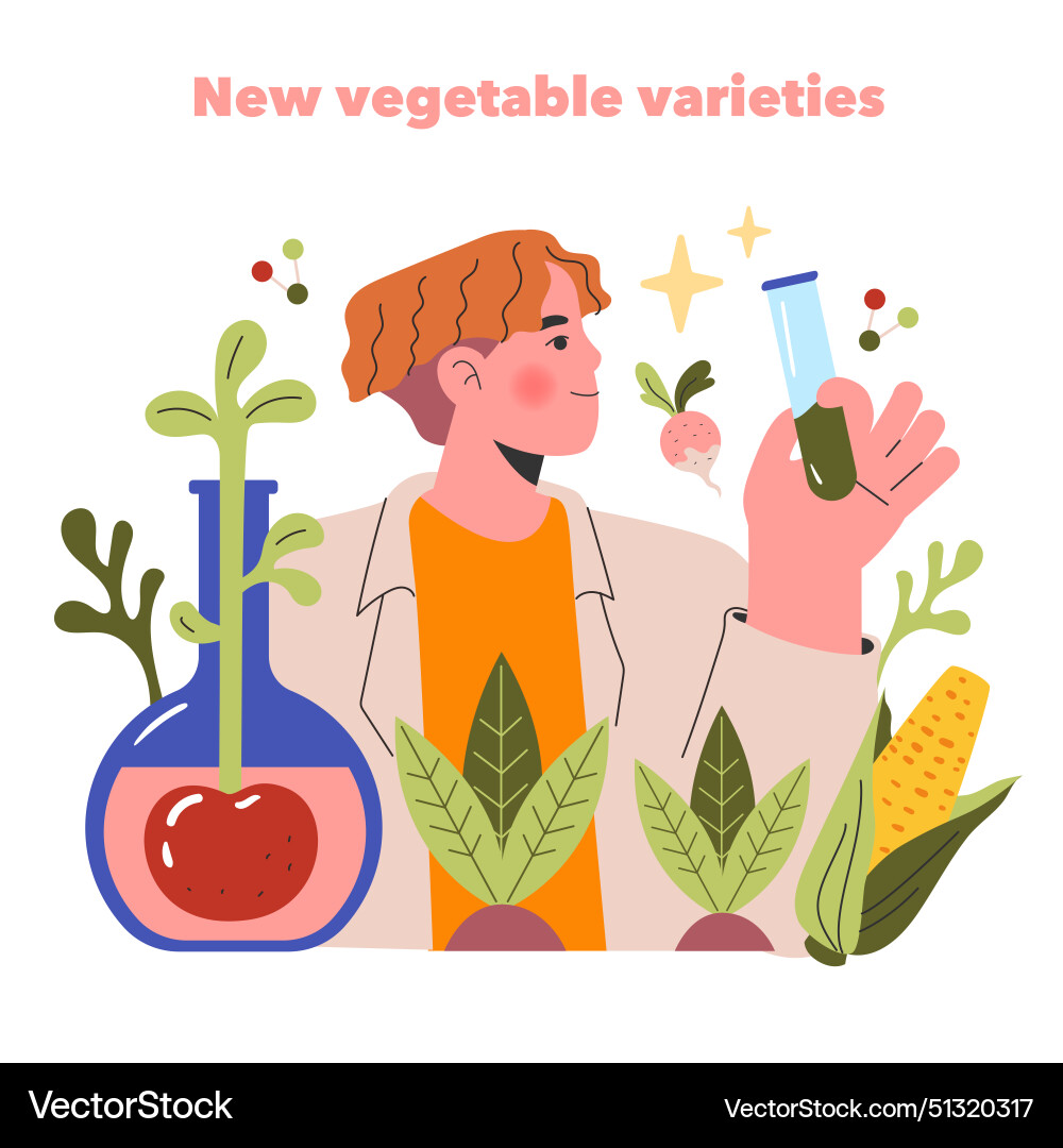 Emerging ingredients flat Royalty Free Vector Image