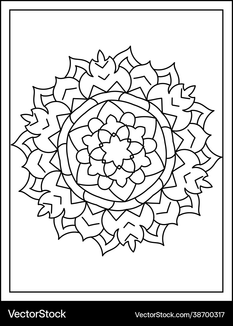 Mandala art Royalty Free Vector Image - VectorStock