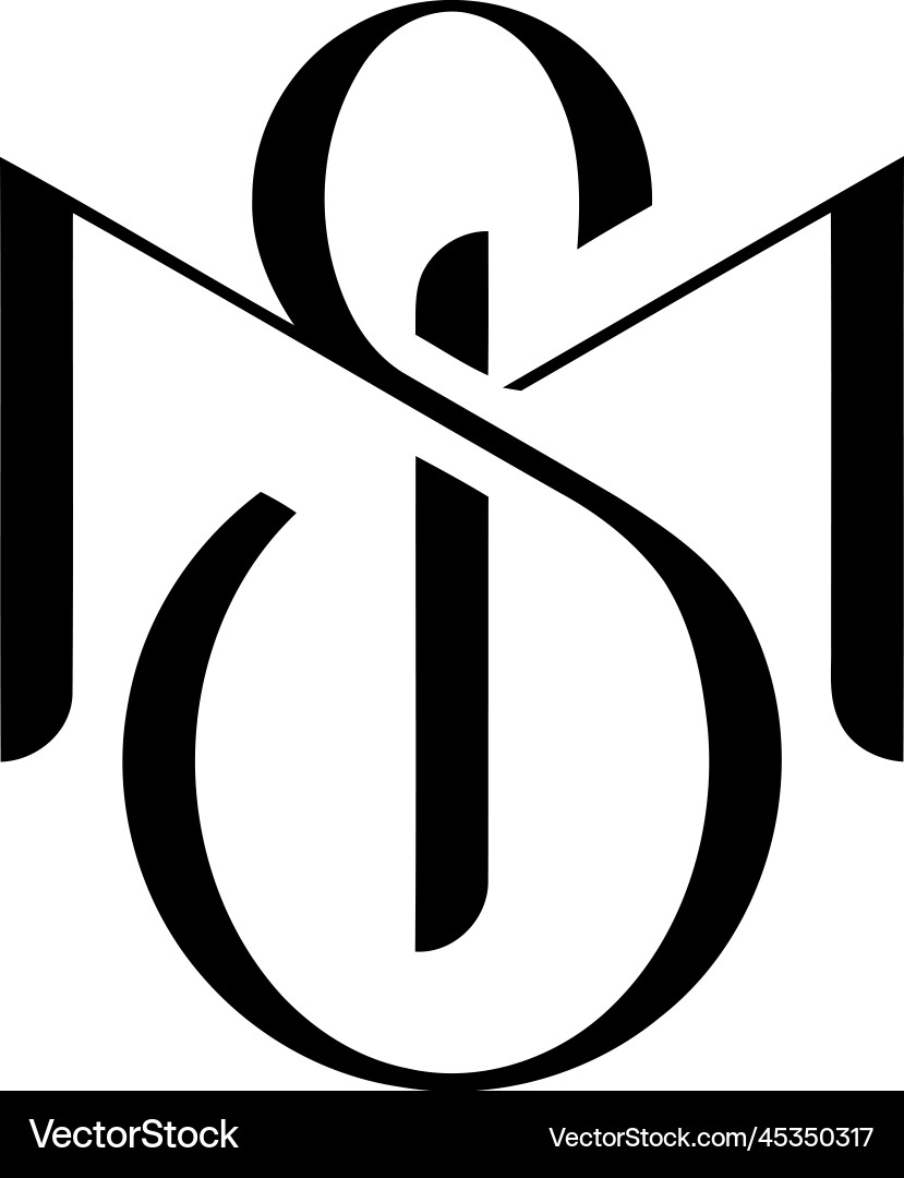 MS Symbol Logo Royalty Free Vector Image - VectorStock