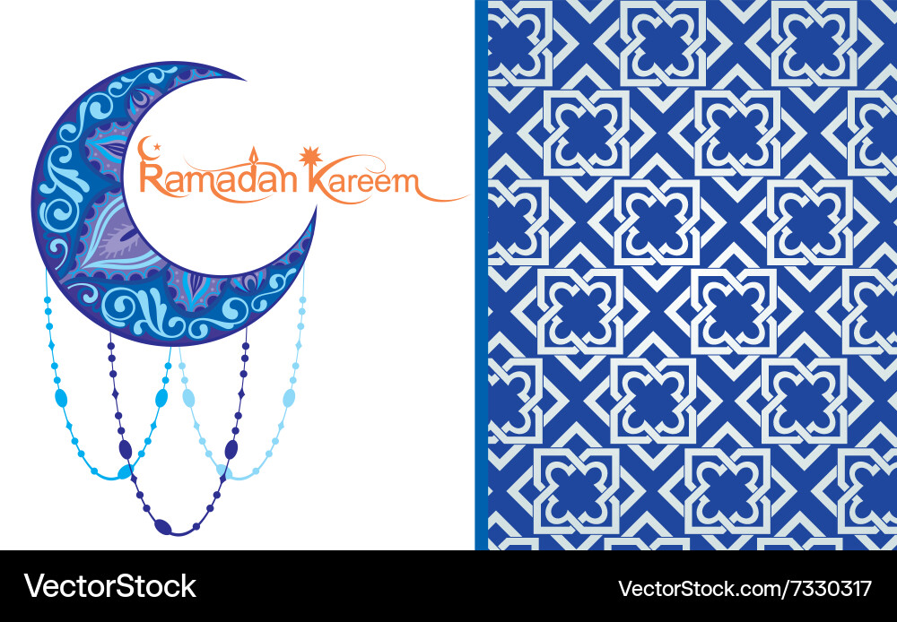 Ramadan card Royalty Free Vector Image - VectorStock