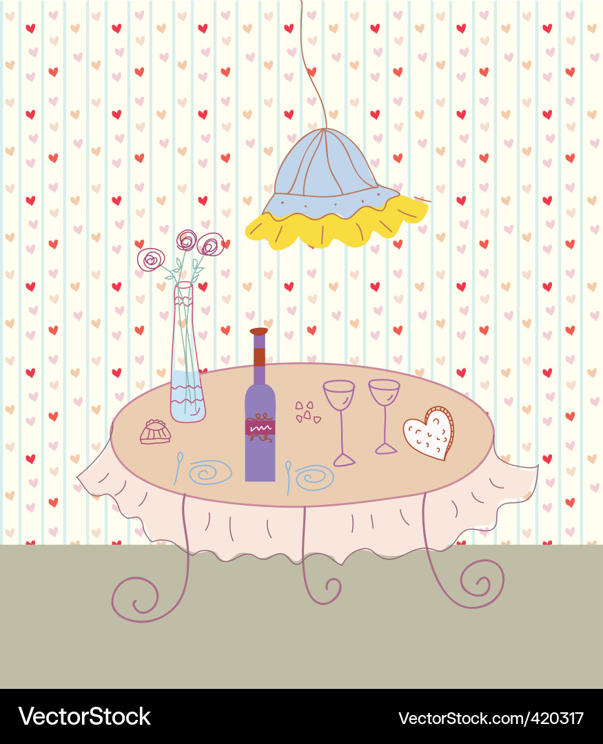 Table Royalty Free Vector Image - VectorStock