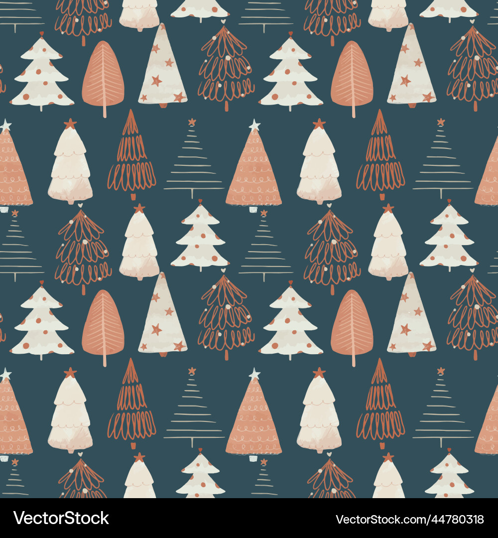 Beautiful seamless christmas pattern Royalty Free Vector