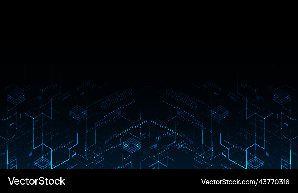Hi-tech digital technology and engineering theme Vector Image