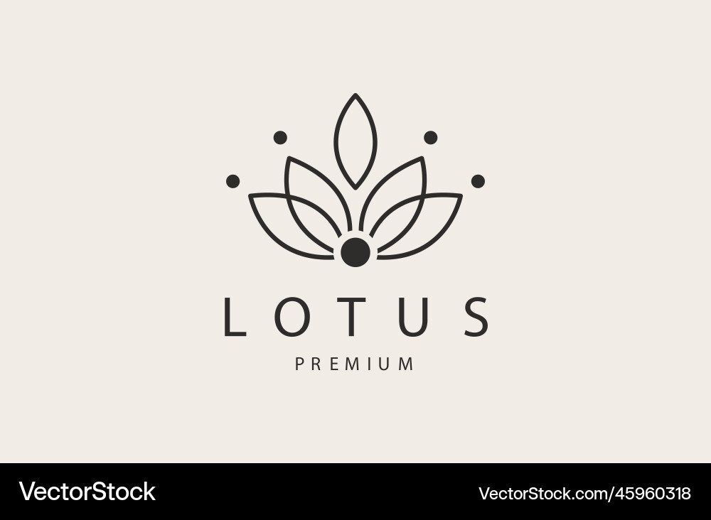 Lotus Royalty Free Vector Image - VectorStock
