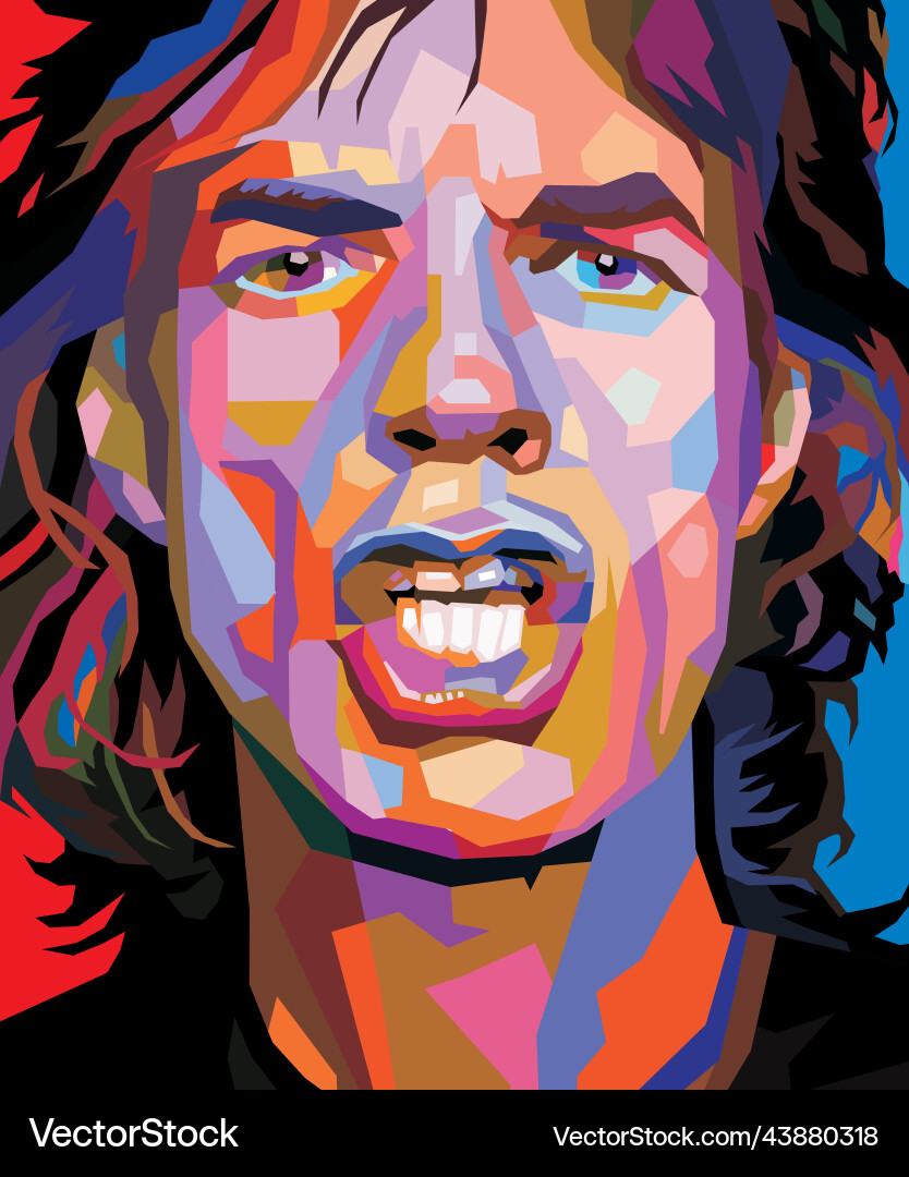 Rock singer Royalty Free Vector Image - VectorStock