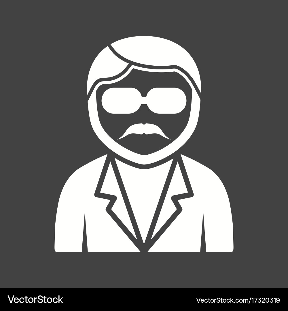 Cool guy in sunglasses Royalty Free Vector Image