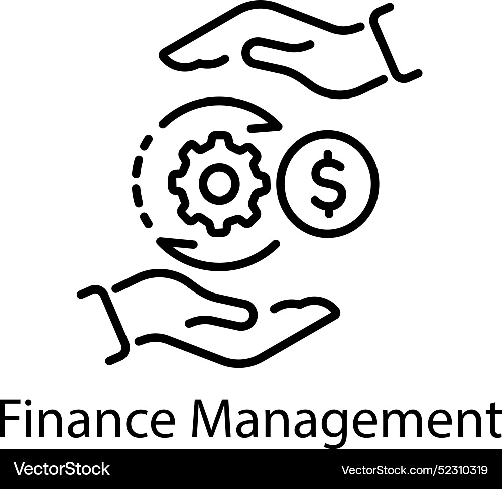 Finance management Royalty Free Vector Image - VectorStock