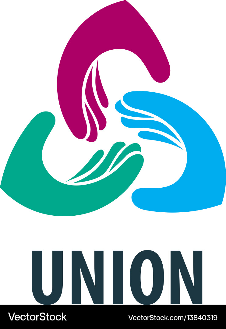 Logo handshake Royalty Free Vector Image - VectorStock