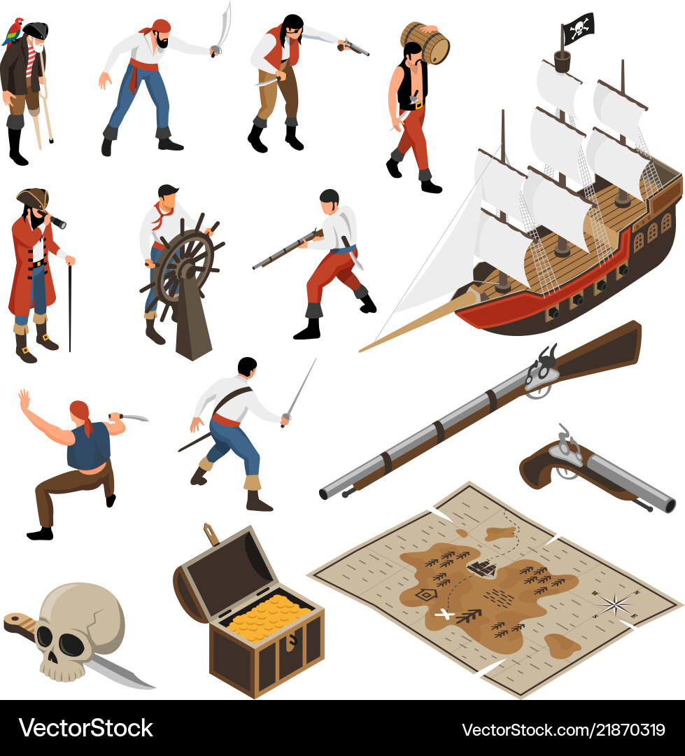 Isometric Treasure Chest Vector Images (over 990)