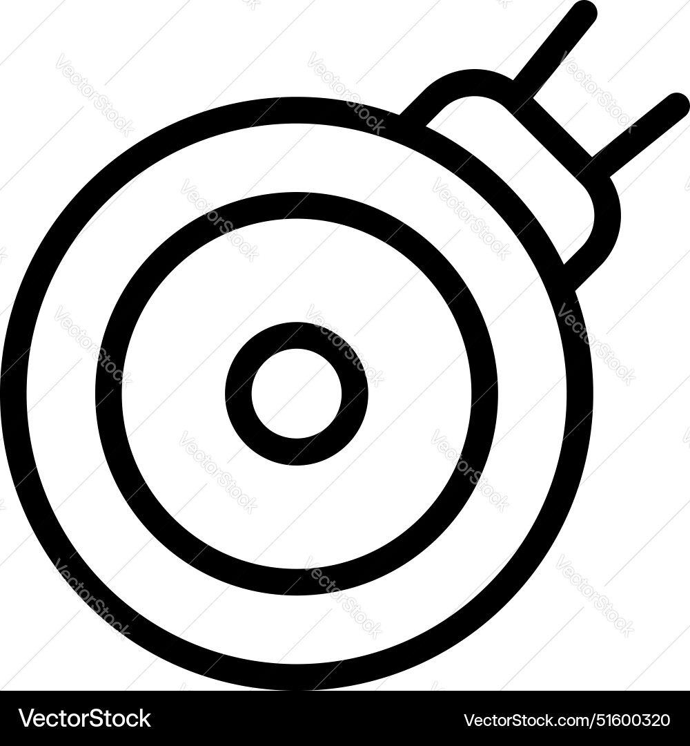 Electronic capacitor component storing electrical Vector Image