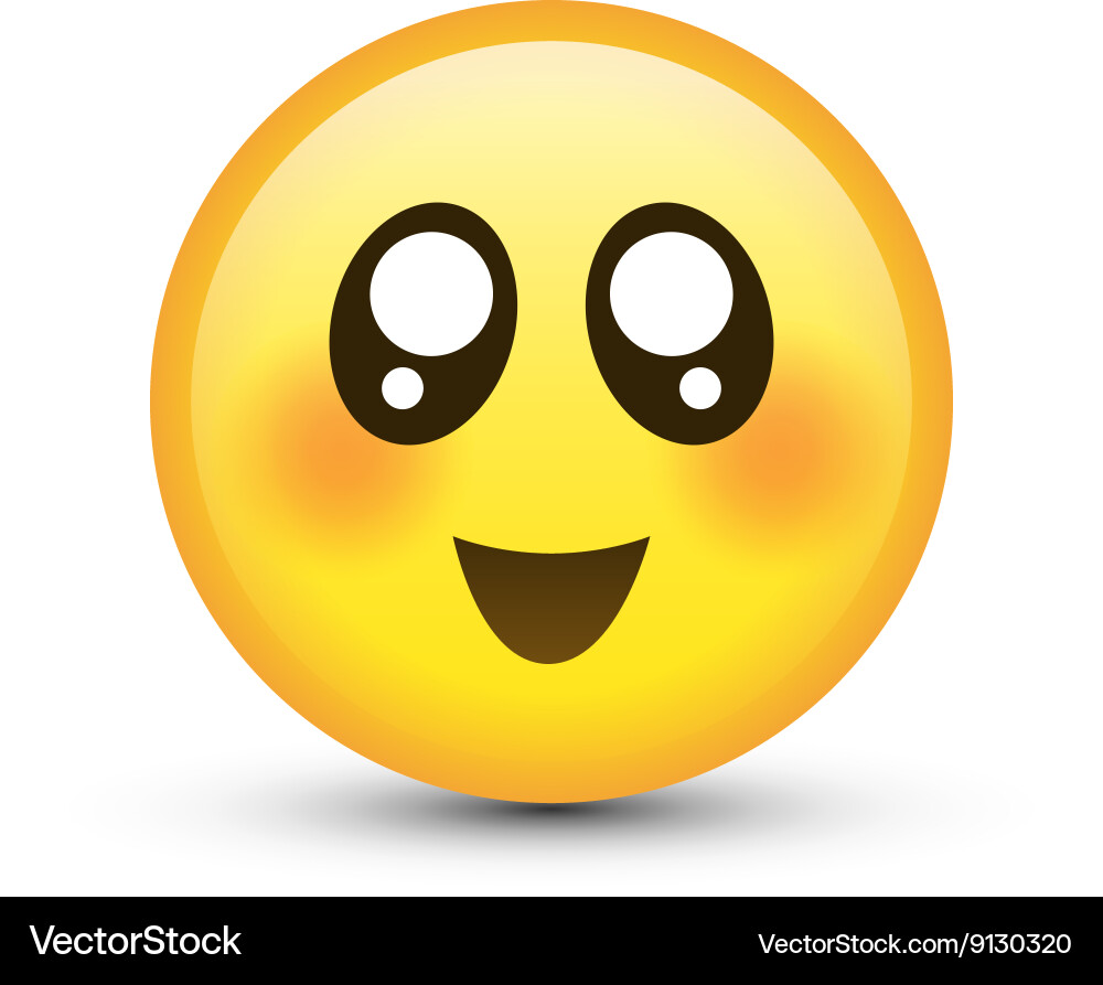 Eyes smiley Royalty Free Vector Image - VectorStock
