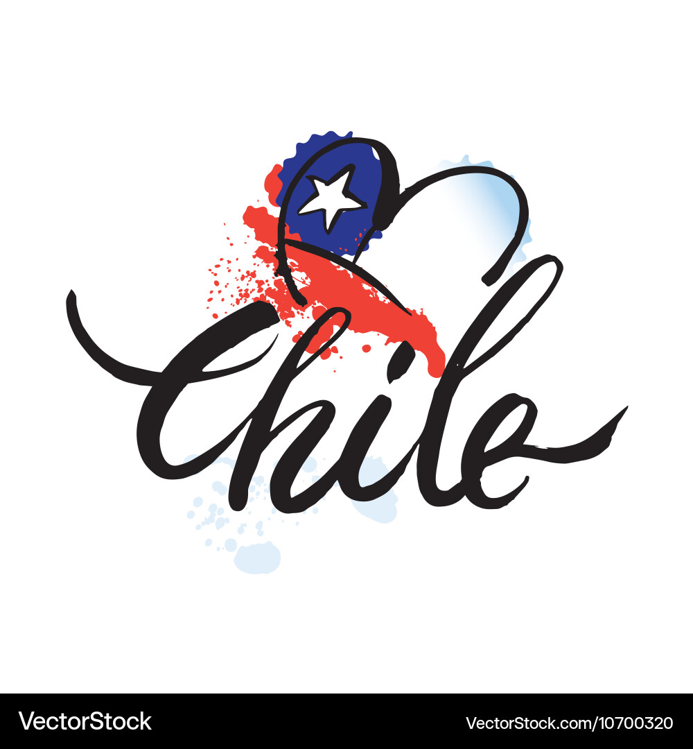 Logo chile Royalty Free Vector Image - VectorStock