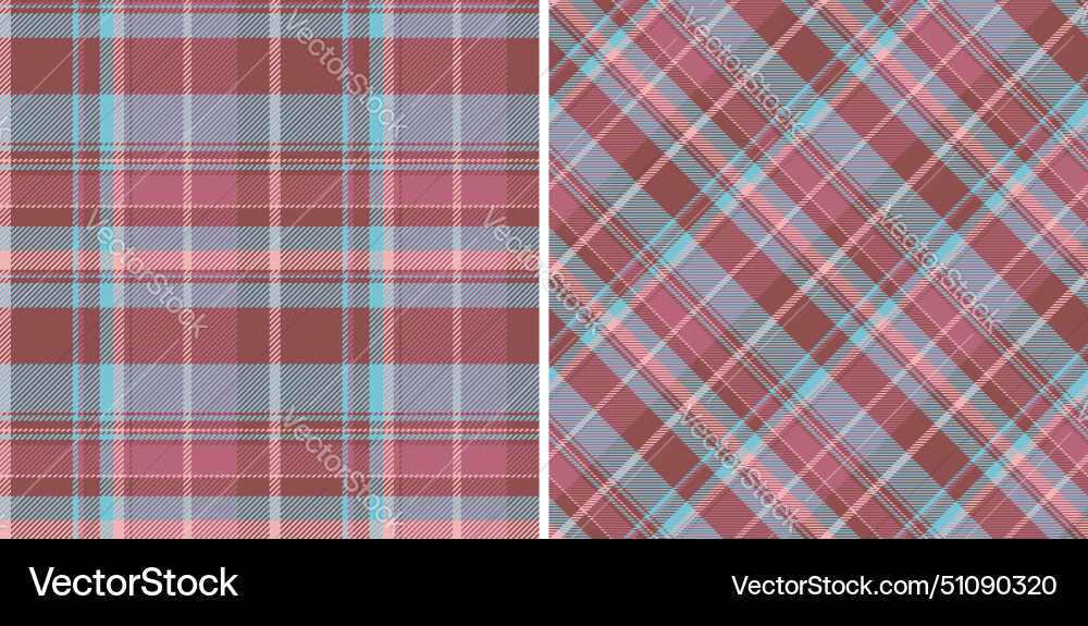 Plaid textile of check texture pattern Royalty Free Vector